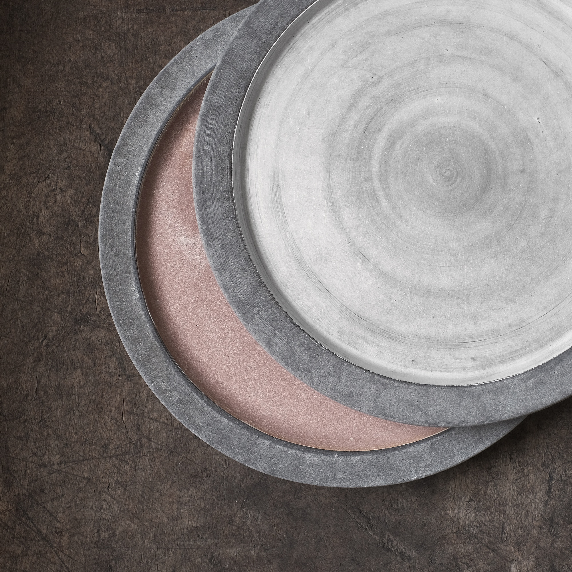 Kenji Omori | Ginsai Rim Plate (23cm) - Analogue Life